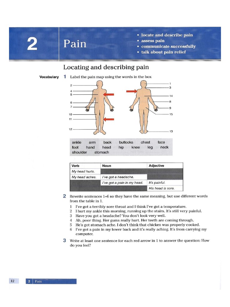 English - For - Nursing - 2 Pain | PDF