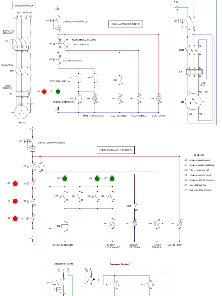 Esquemas. Electricidad Industrial | PDF