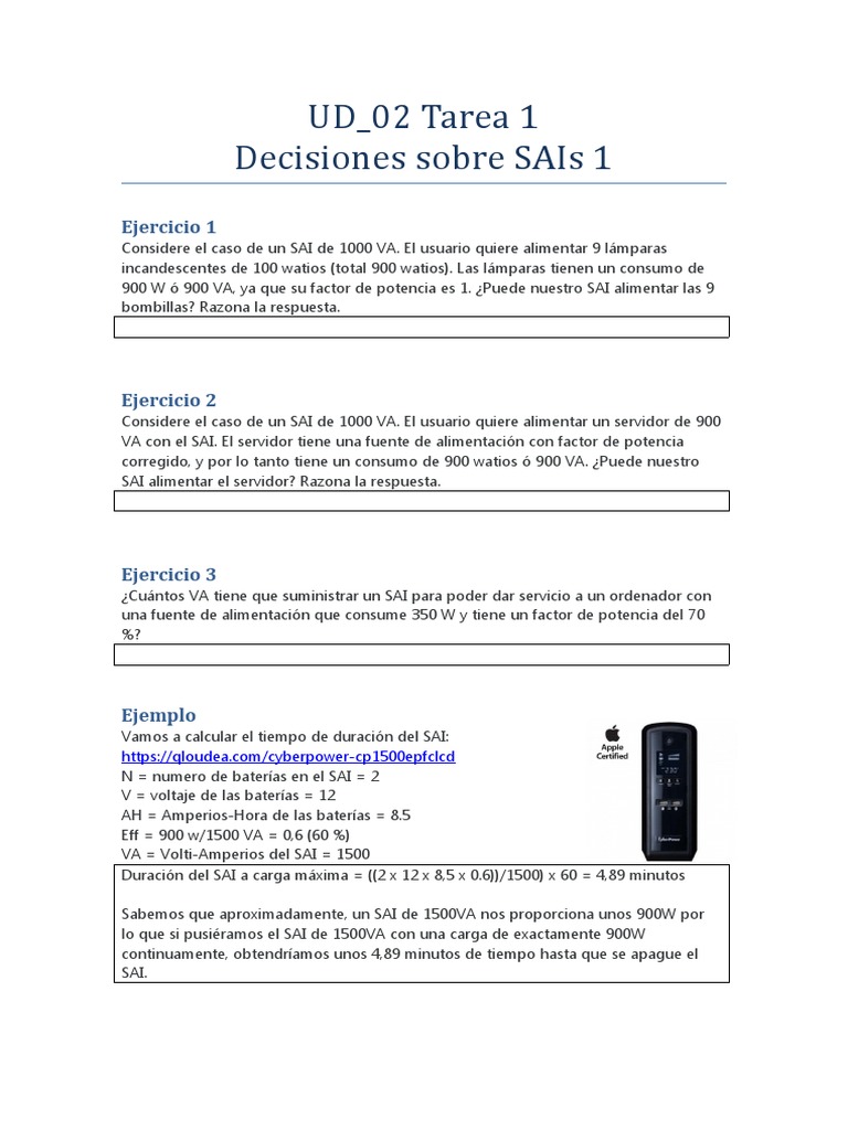 UD - 02 Tarea 1 - Decisiones SAIs 1 | PDF | Ciencias de la Computación | Bienes manufacturados