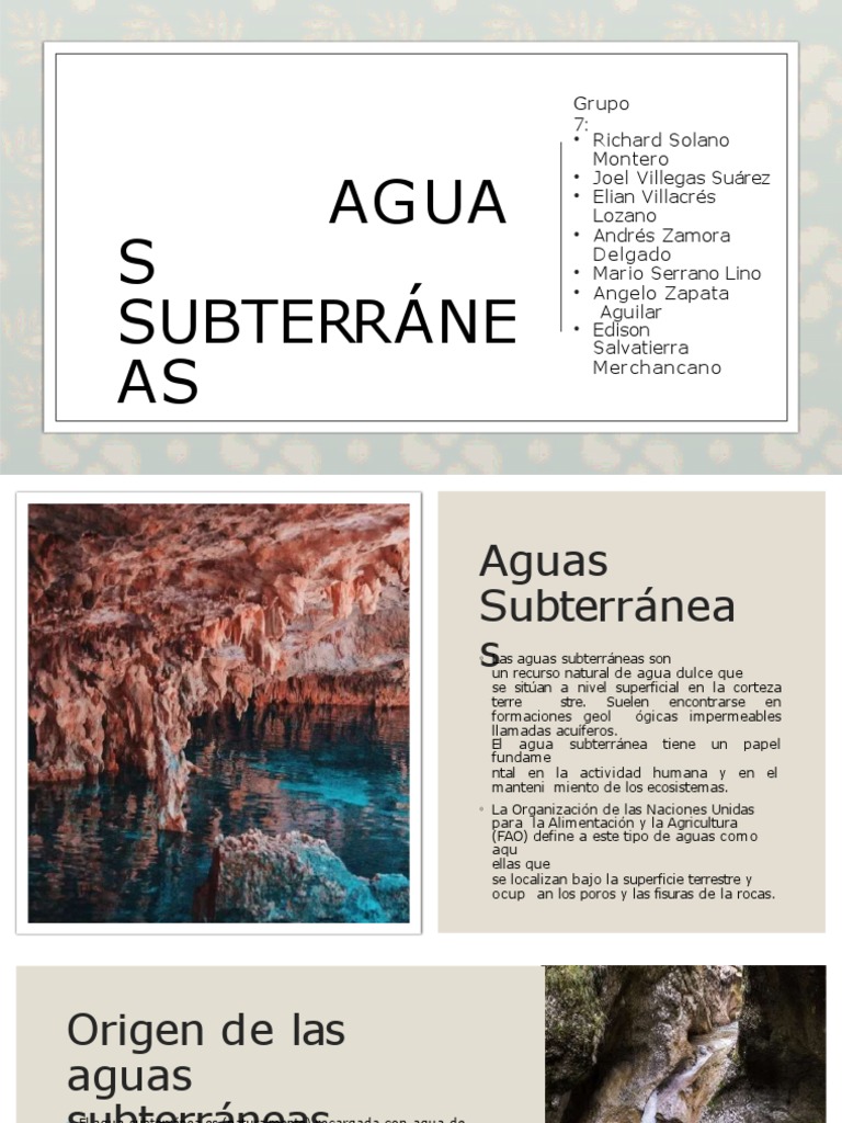 Agua Subterraneas | Descargar gratis PDF | Agua subterránea | Agua
