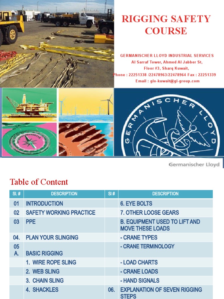 Course Material For Rigger-Latest - Final CHVR 2010 | PDF | Crane ...