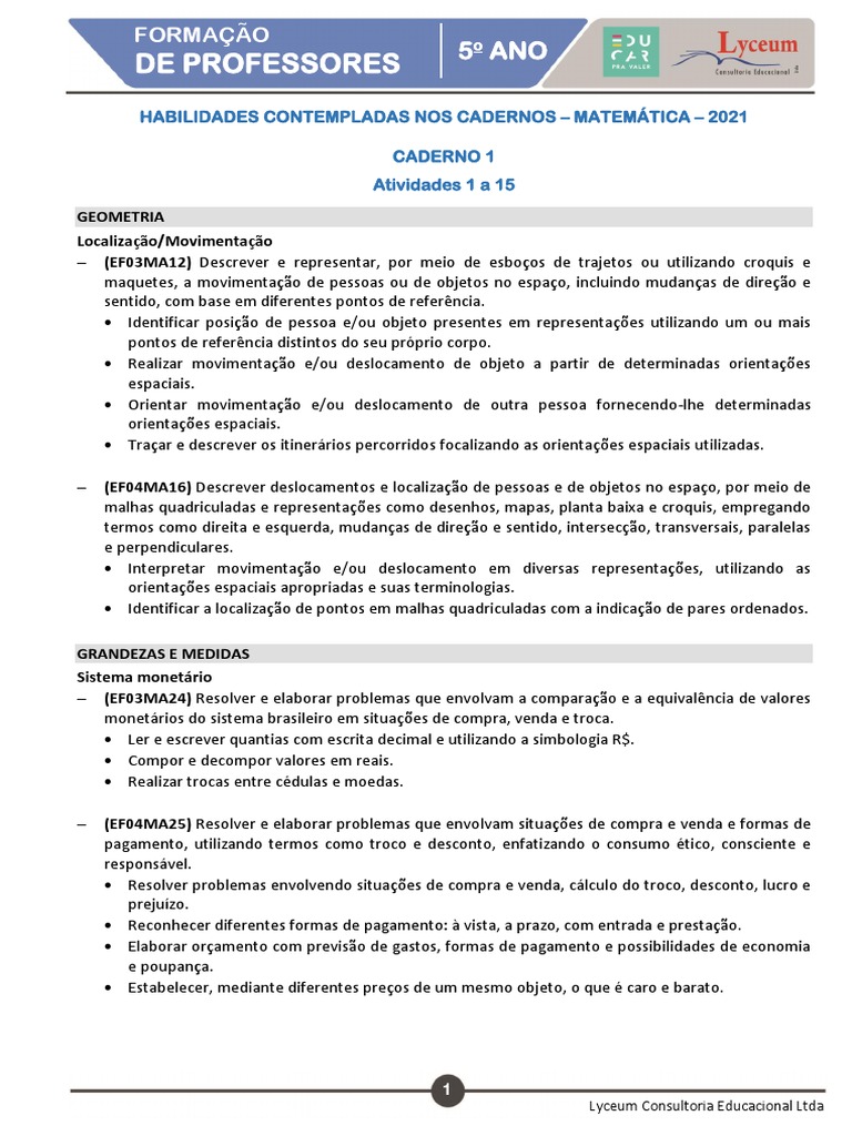 Atividades de Números Decimais 4º Ano | PDF | Decimal | Número racional