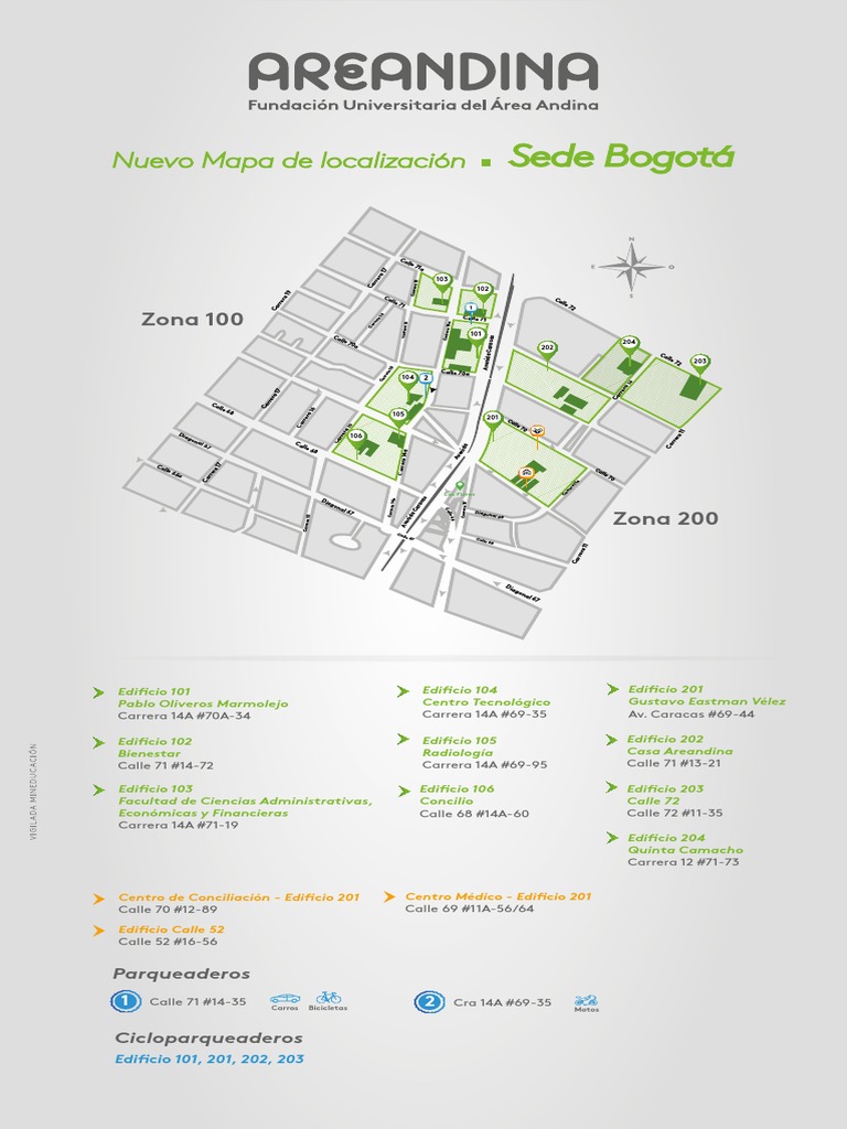 Mapa Final Sedes Areandina 2022 | PDF