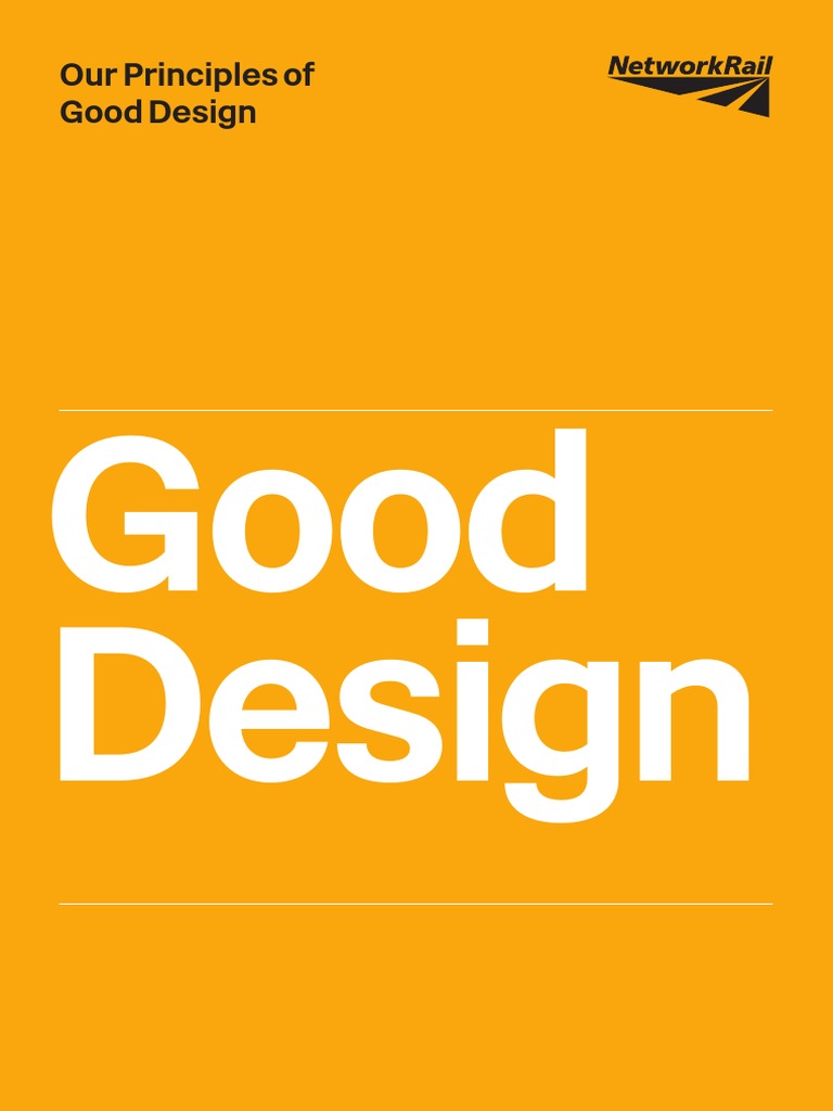 NR - Our Principles of Good Design | PDF | Rail Transport | Transport