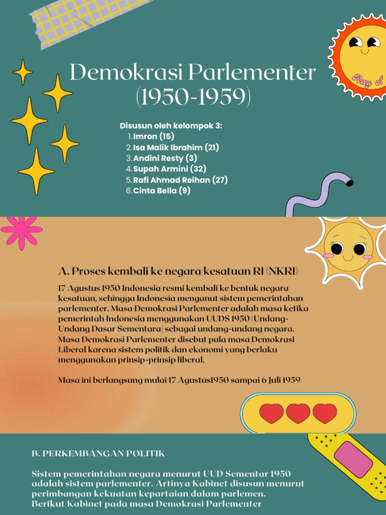 Demokrasi Parlementer (1950-1959) | PDF
