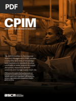 APICS CPIM Self-Study Resources: CPIM Exam Content Manual | PDF ...