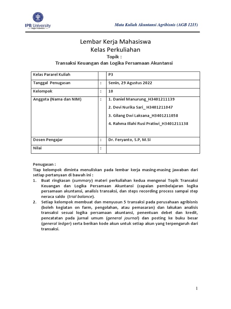 LKM Aka Mg3 Kelompok 10 | PDF