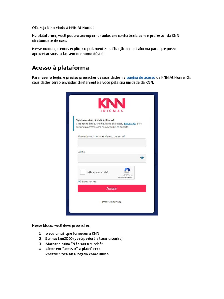 KNN at Home - Tutorial Aluno | PDF | Janela (informática) | Notebook