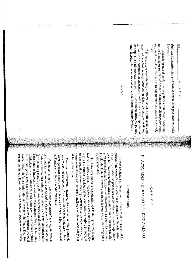 Capitulo 15 Balbin Acto Administrativo | PDF