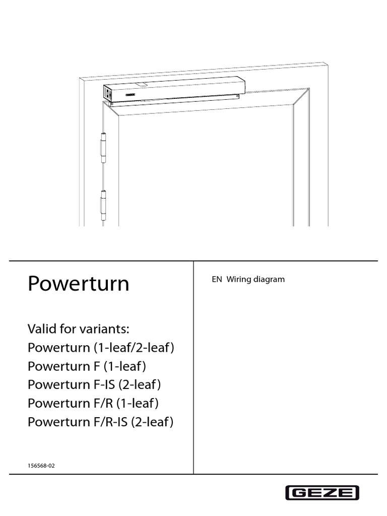 Anschlussplan Connecting-Diagram Powerturn 156568-01 en | PDF | Mains ...