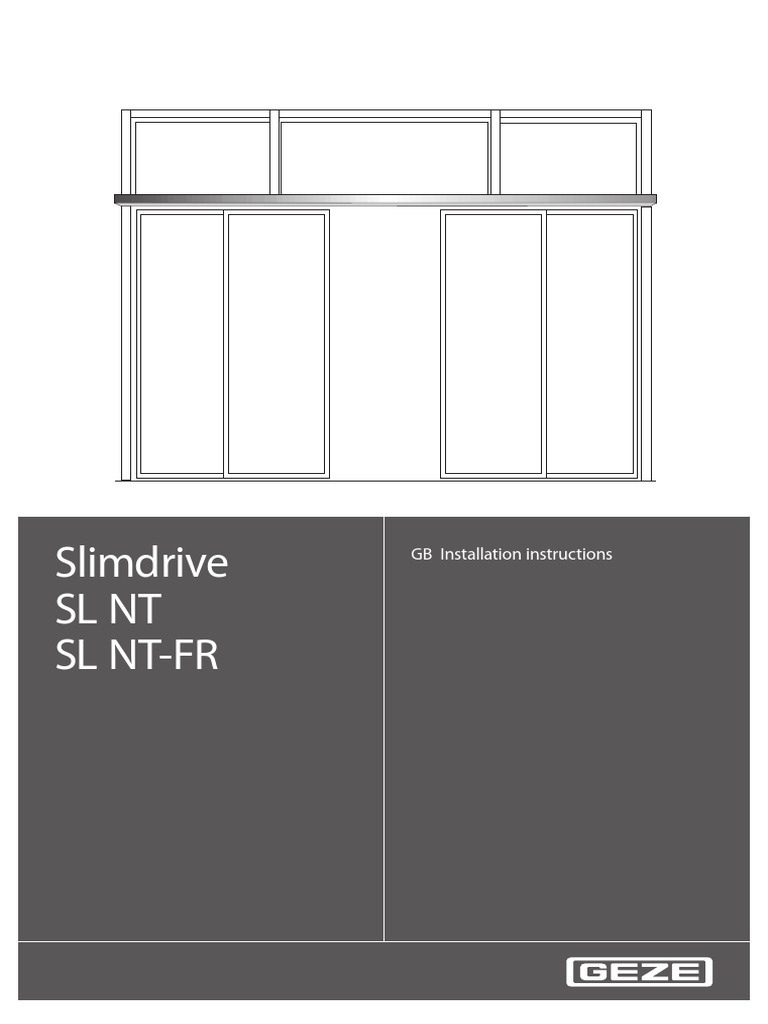 GEZE Installation Instructions en 808460 | PDF | Electrical Wiring ...