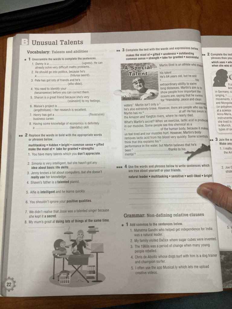 ESO 4 - Activity Book - Page 22 | PDF