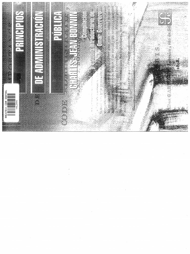 Principios de Admon Pública Bonnin | PDF