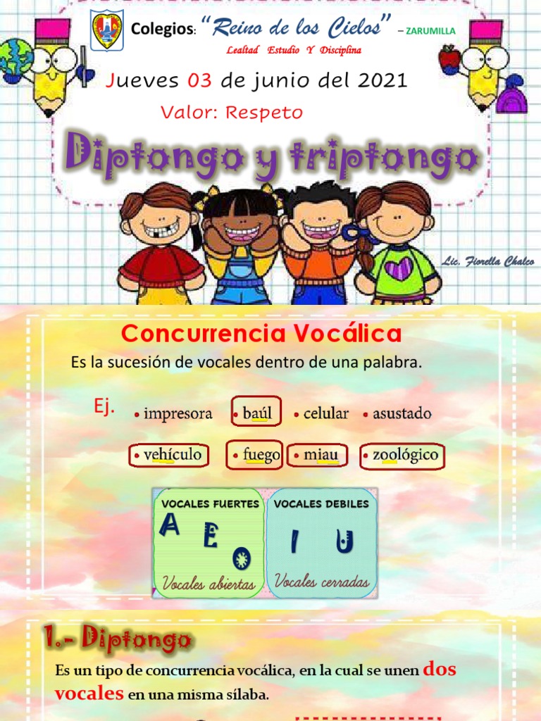 Diptongo y Triptongo | PDF
