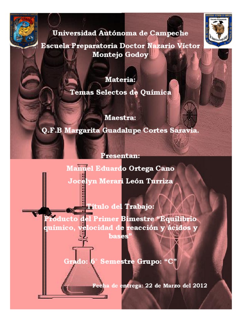 Producto Cinetica Química y Acidos y Bases | PDF | Ácido | Ph
