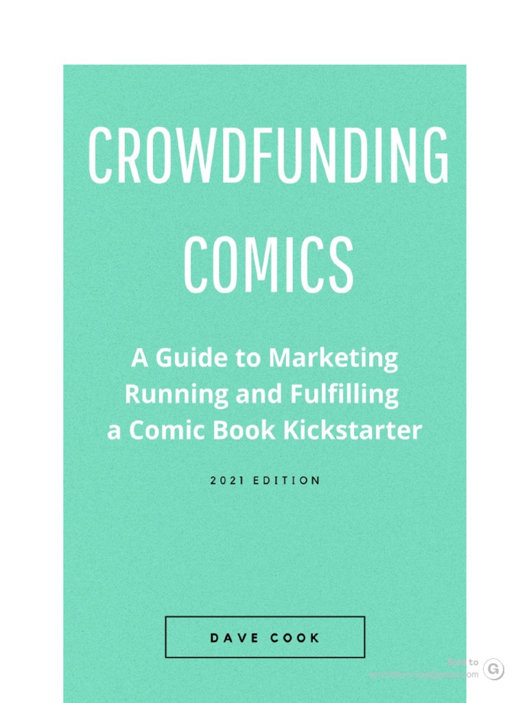 Crowdfunding Comics 2021 Edition | PDF | Kickstarter | Books