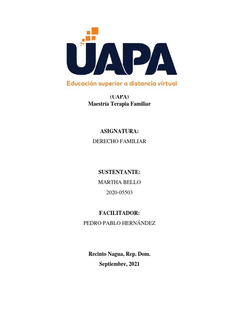 Código de la Familia y su Definición | PDF | Familia | Matrimonio