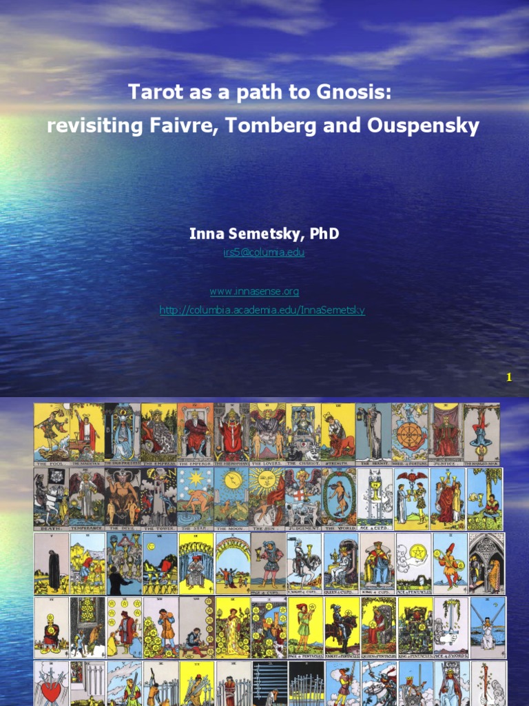 Tarot As A Path To Gnosis Revisiting Fai | PDF | Esotericism ...