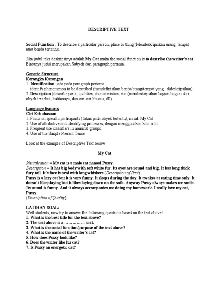 Descriptive Text | PDF