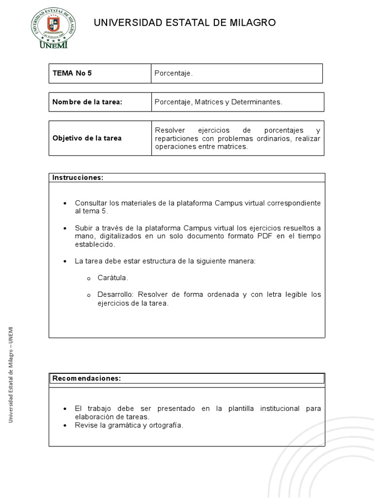 Tarea MAT04 FACE - Tema 5 - Del 10ene Al 17ene | PDF | Matemáticas | Álgebra