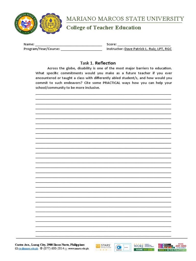 EDUC 148 - Written Output 1 | PDF | Learning