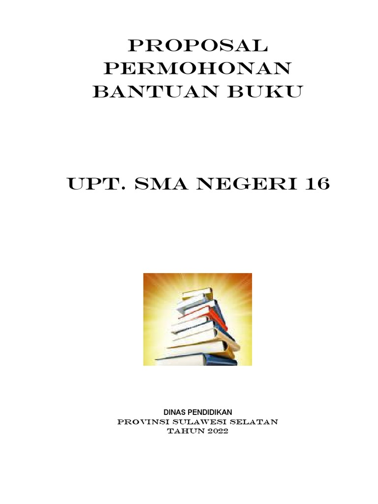 Proposal Bantuan Buku | PDF | Kajian Bahasa Asing