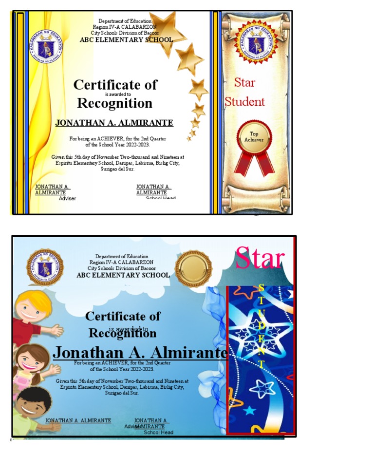 Certificate Is Awarded To | PDF