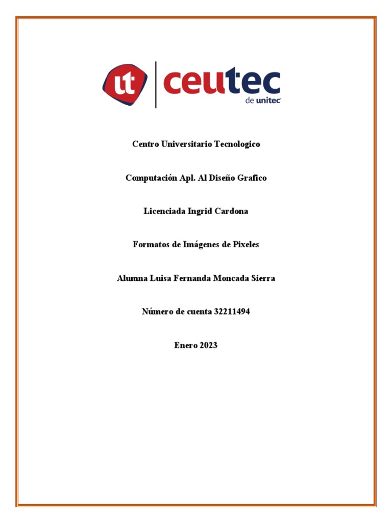 Formato de Imagen en Pixeles | PDF | Visión por computador | Visión