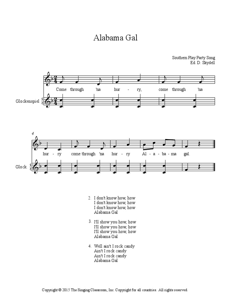 Alabama Gal Score | PDF | Copyright Law | Law