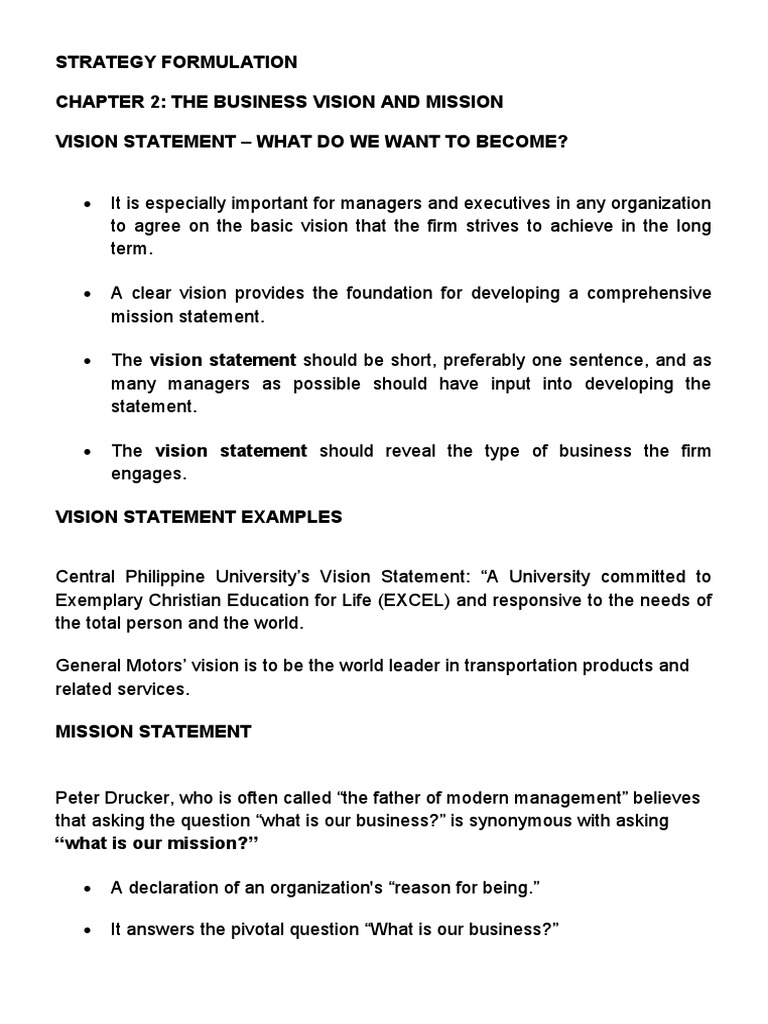 Strategy Formulation | PDF | Competitive Advantage | Question