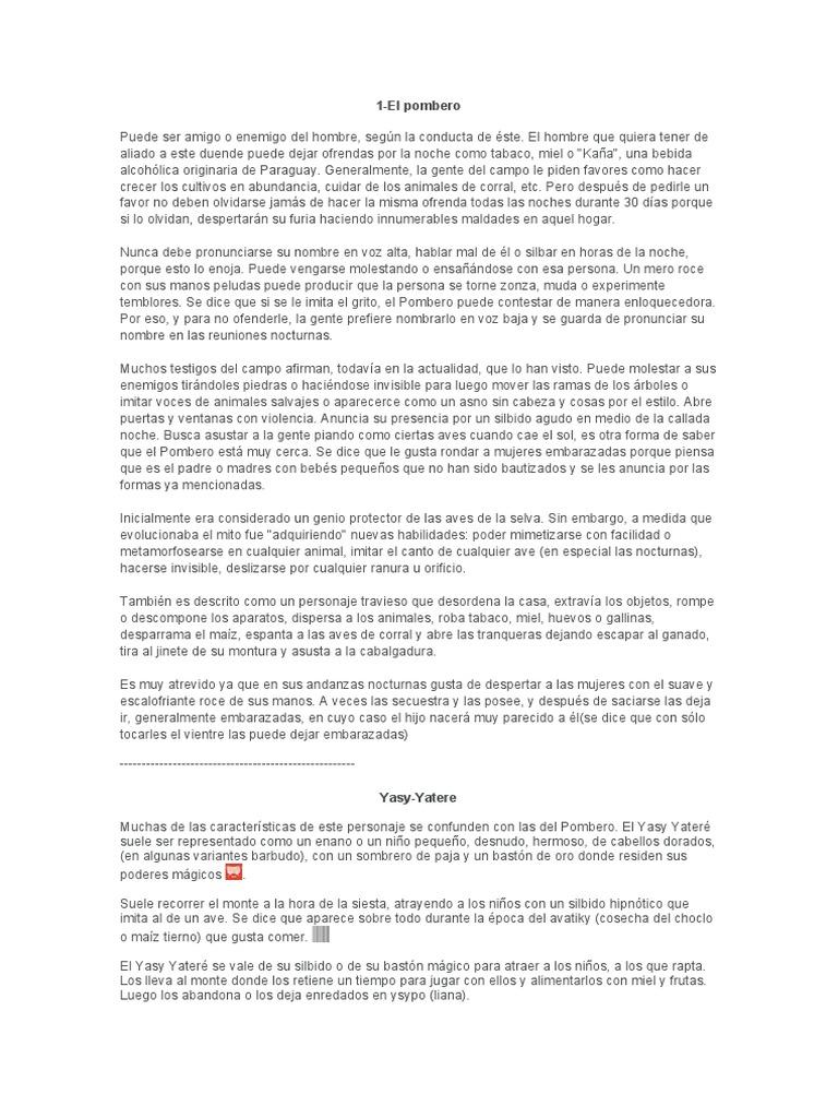 Algunos Mitos | PDF | Mitología | Criaturas legendarias