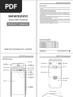Newland N950 SmartPOS Overview | PDF | Emv | Computing