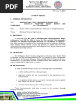 SSG Project Proposal - Teacher's Day | PDF | Behavior Modification ...