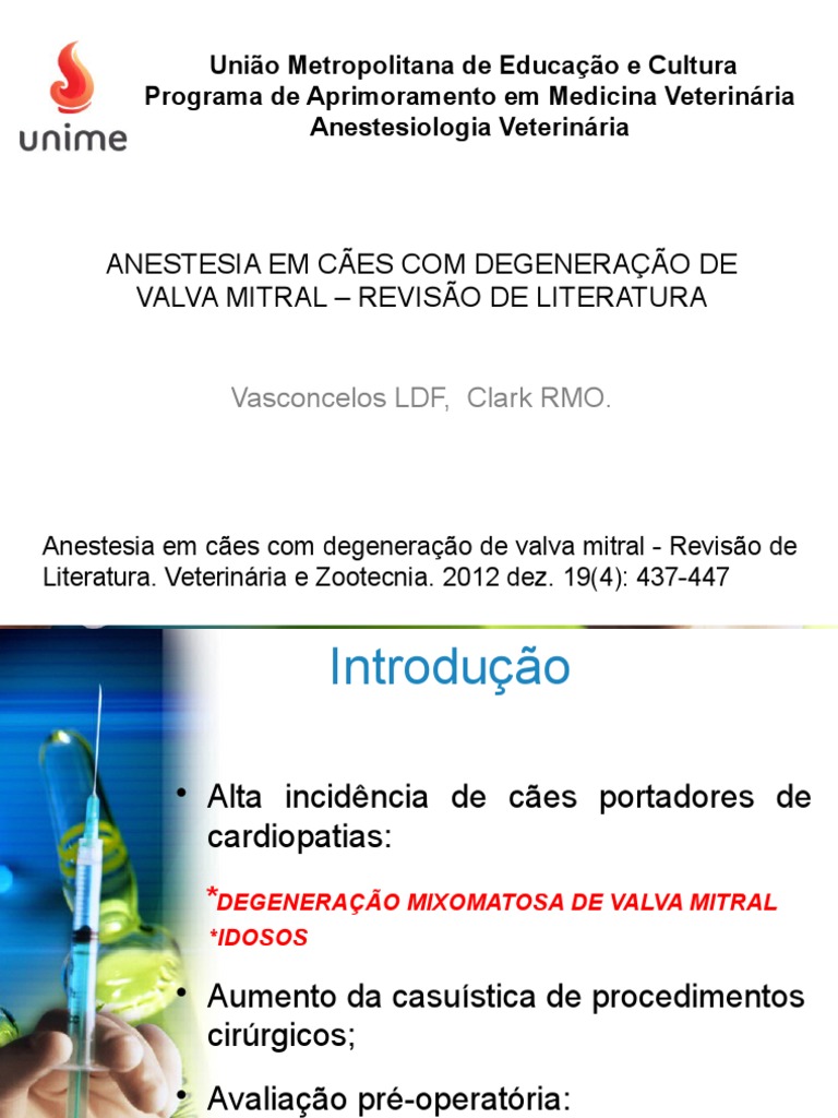Degeneração de Valva Mitral | PDF | Coração | Medicina Clínica
