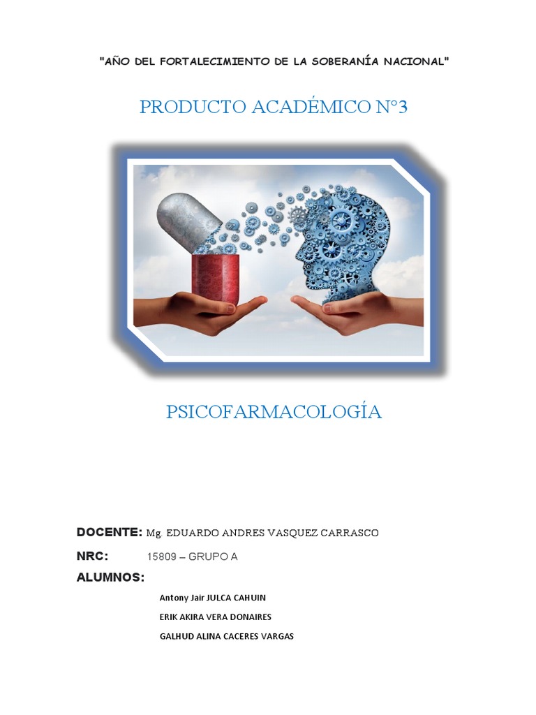 Pa3 Psicofarmacologia | PDF | Esquizofrenia | Antipsicótico