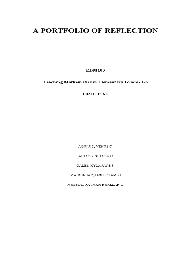 Reflections on Teaching Math Strategies | PDF | Teachers | Lesson Plan