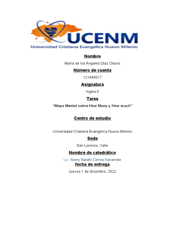 3 Mapa Ingles | PDF