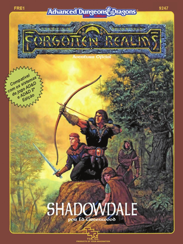 AD&D 2E - Forgotten Realms (Shadowdale - Aventura) (Impressão) | Download grátis PDF | Dungeons ...