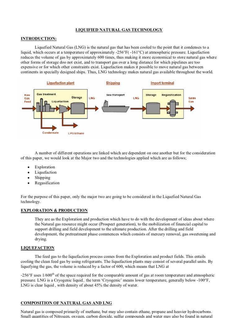 Liquified Natural Gas Technology | PDF | Liquefied Natural Gas ...