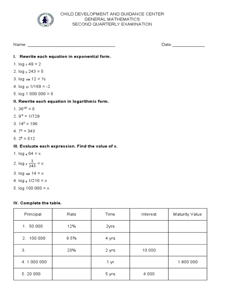 Gen Math 2nd Qe | PDF