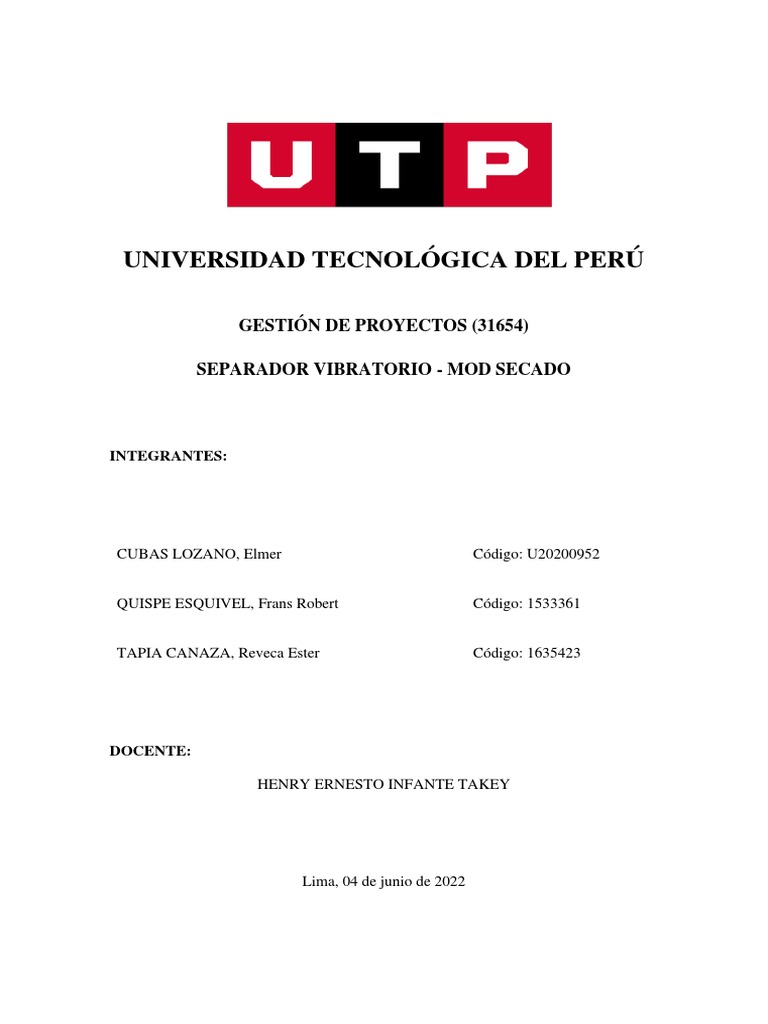 Gestion de Proyectos - Avance 2 | PDF | Diseño | Business