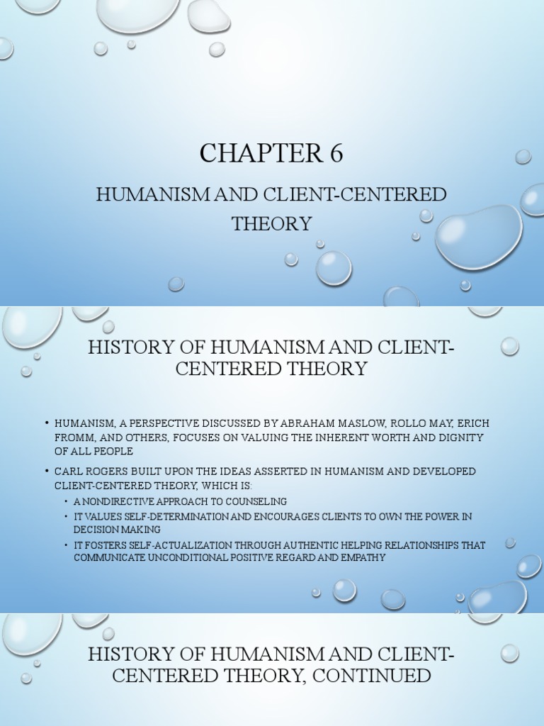 Ch06 PPT | PDF | Self Actualization | Humanism