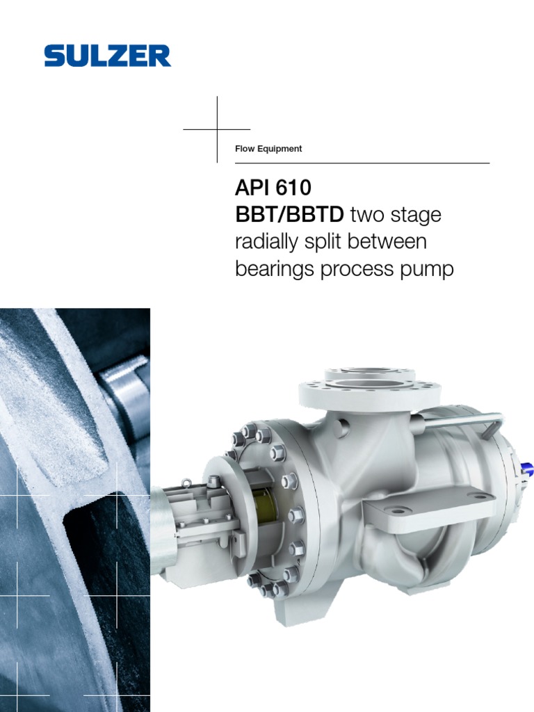 BBT BBTD TwoStageRadiallySplit E00585 | PDF | Pump | Sewage Treatment