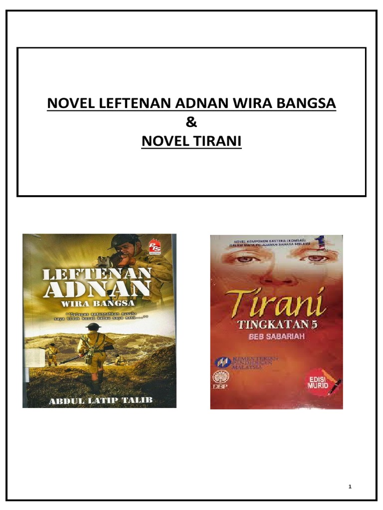 Latihan Novel f4 f5 | PDF