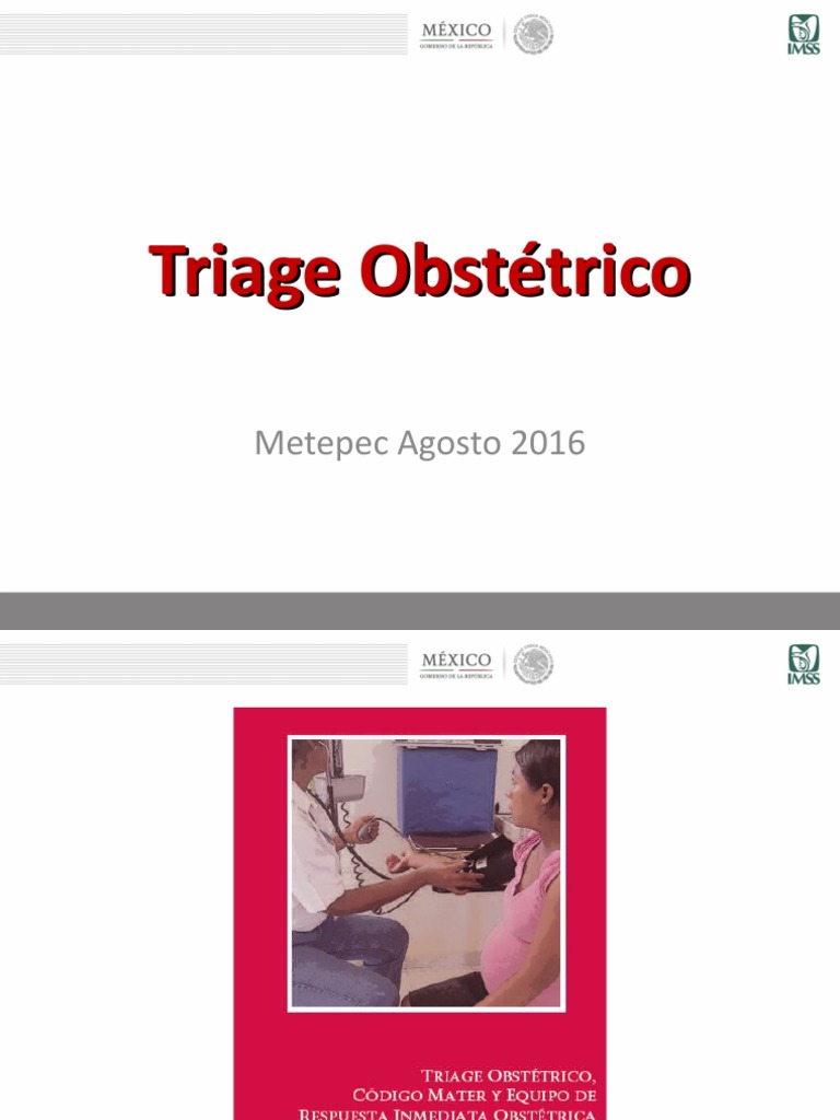 Triage Obstétrico | PDF | Hospital | Epidemiología