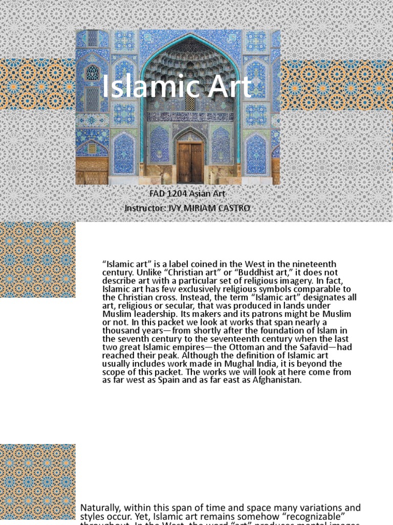 Islamic Art Powerpoint Presentation | PDF | Muhammad | Medina