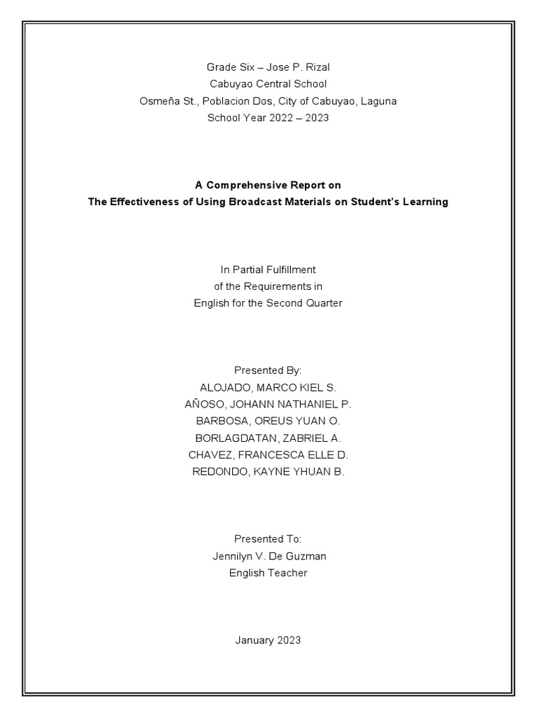 BROADCAST Materials | PDF | Broadcasting | Television