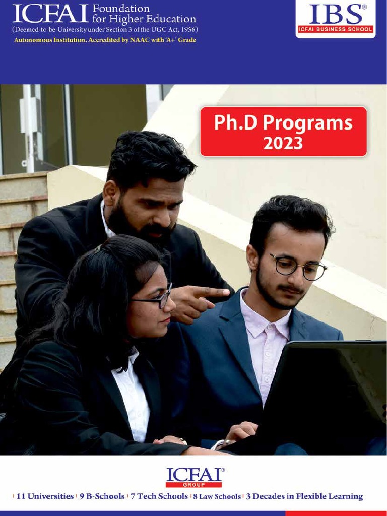 IBS PHD Prospectus 2023 | PDF | Thesis | Doctor Of Philosophy