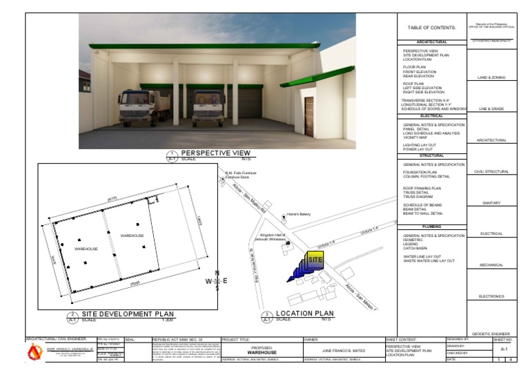 Perspective View: ../../documents/autocad New/2 Storey Residential Bldg. San Guillermo/san Gui ...