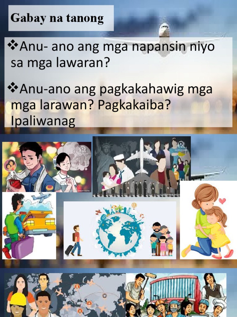 Epekto NG Migrasyon Sa Pilipinas | PDF
